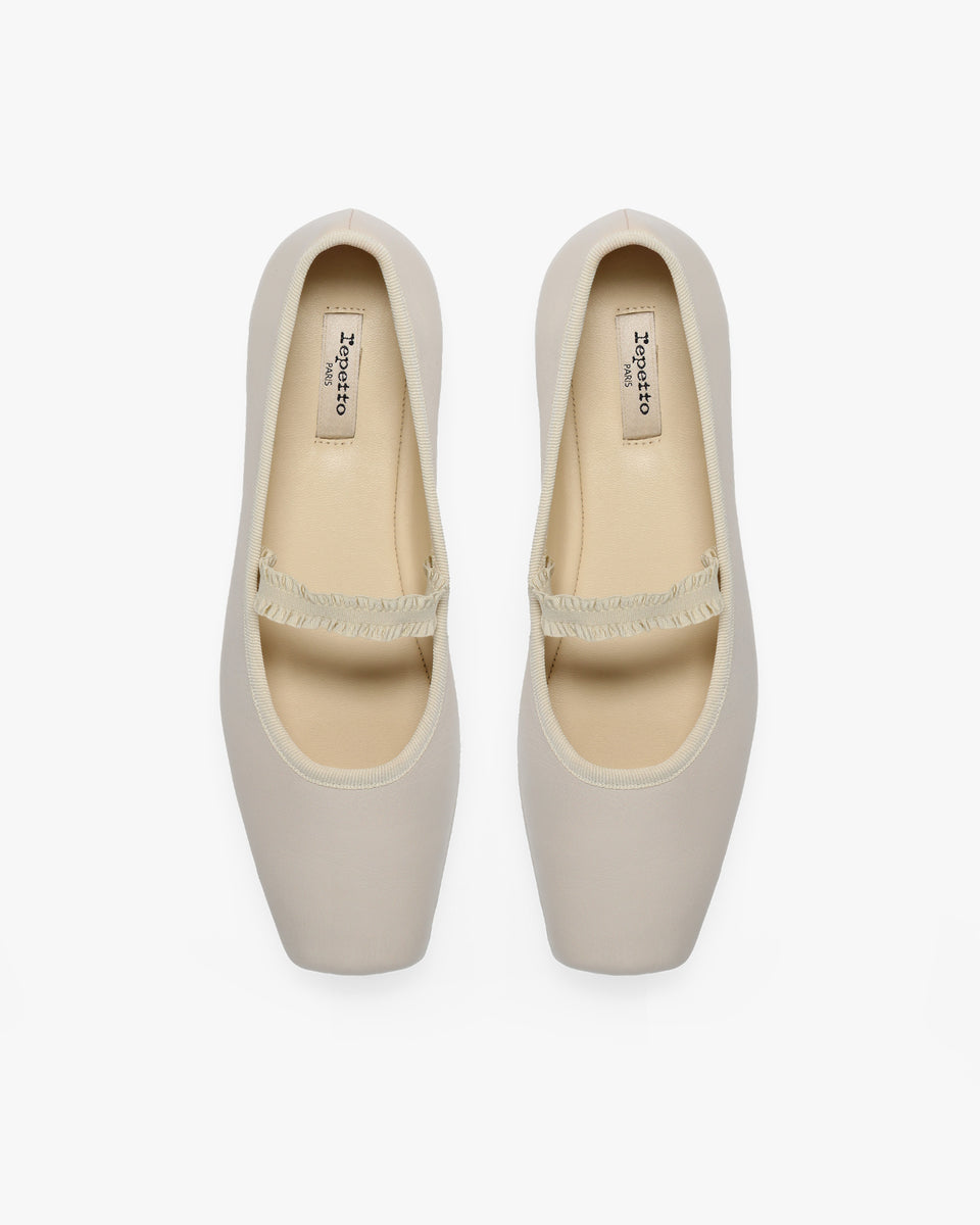 Lisbeth Ballet Flats Beige Swan | Repetto