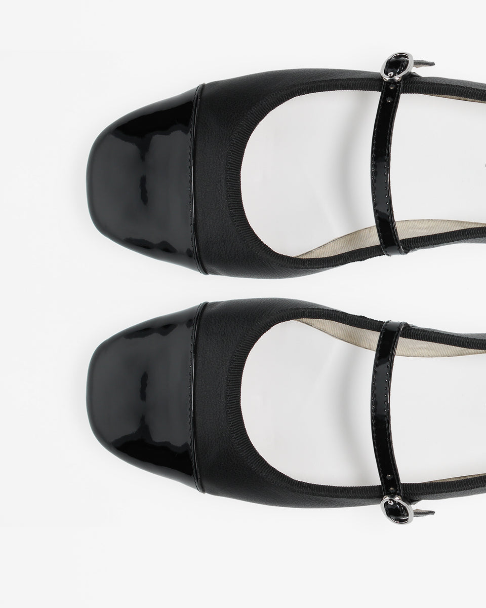 Babies Georgiana cuir Noir | Repetto Paris
