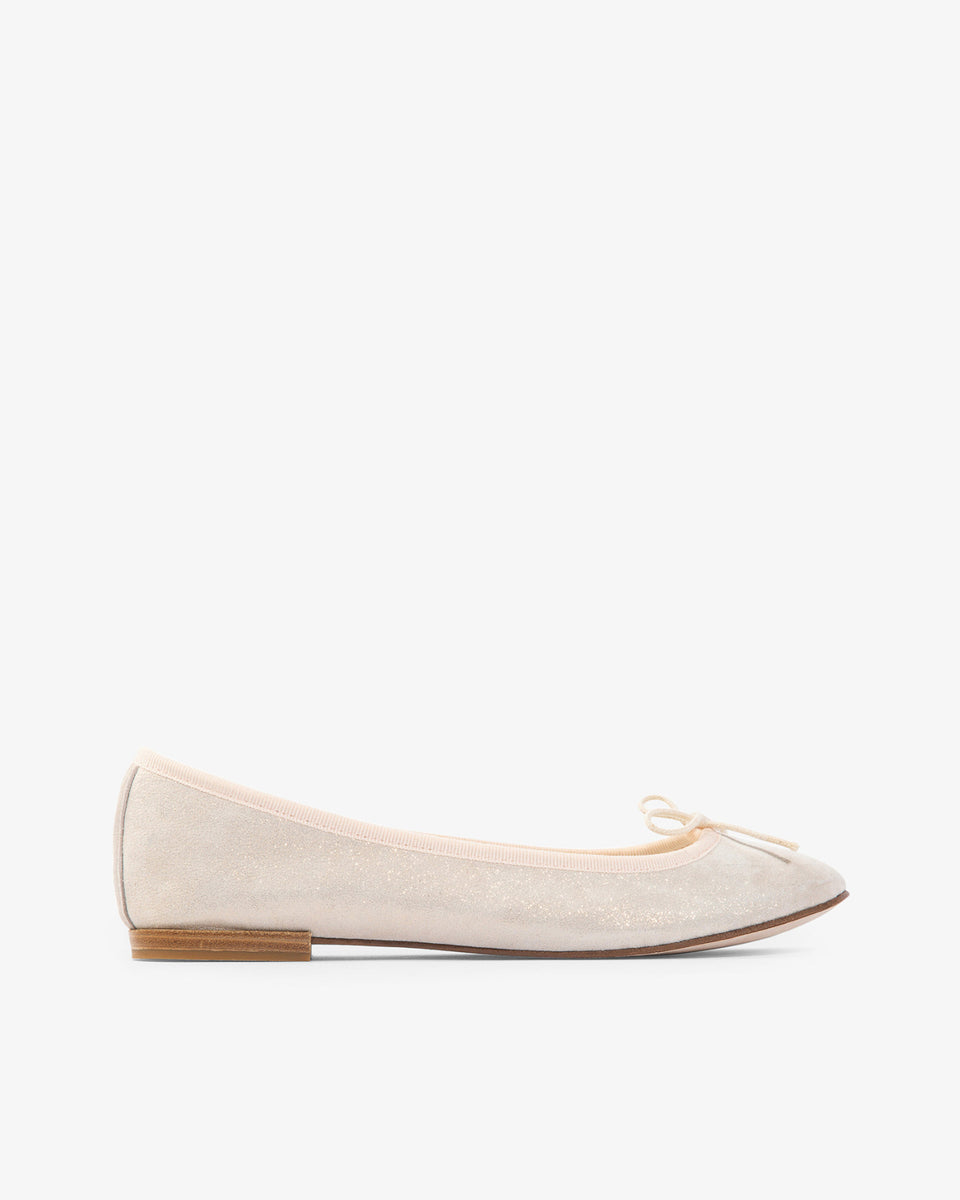 Ballerines Cendrillon cuir Blanc esprit|Repetto Paris