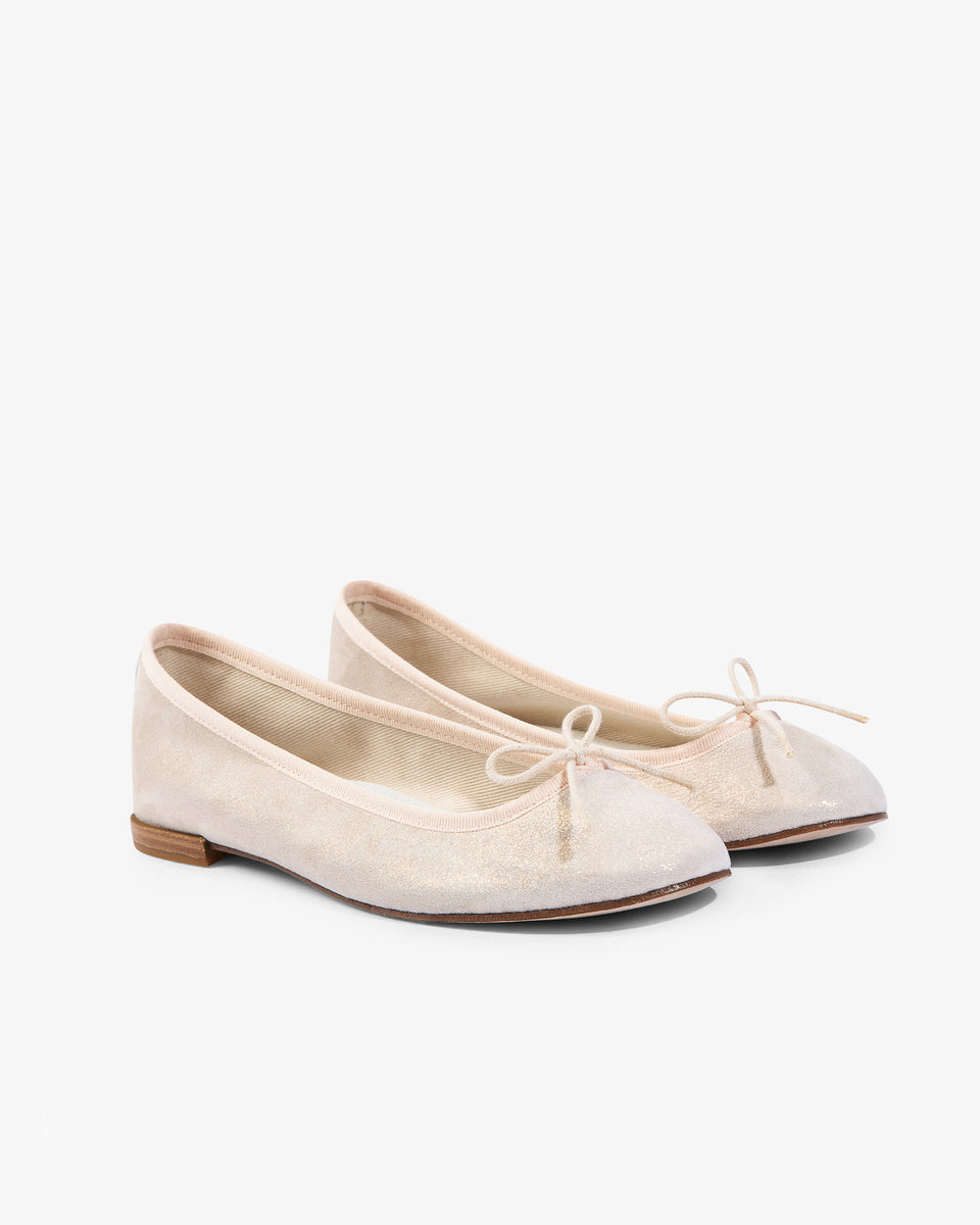 Ballerines Cendrillon cuir Blanc esprit|Repetto Paris