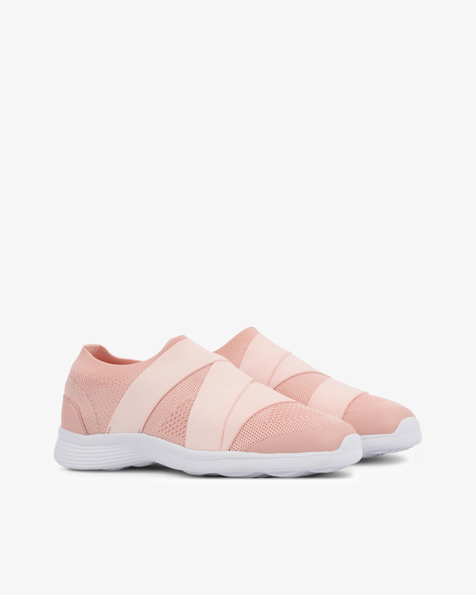 Dance Sneakers Ruban Rose Pétale | Repetto
