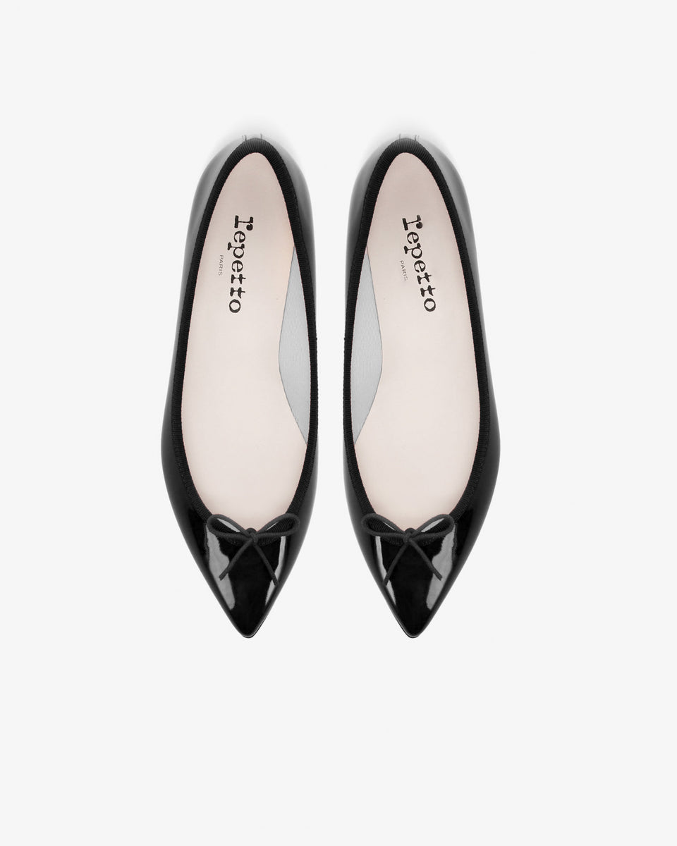Ballerines Brigitte Vernis Noir | Repetto