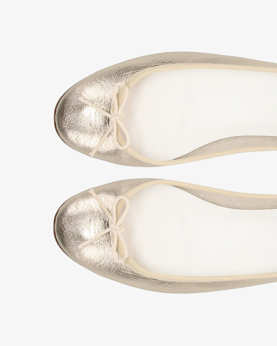 Camille Ballet Flats Light Gold Bubble | Repetto
